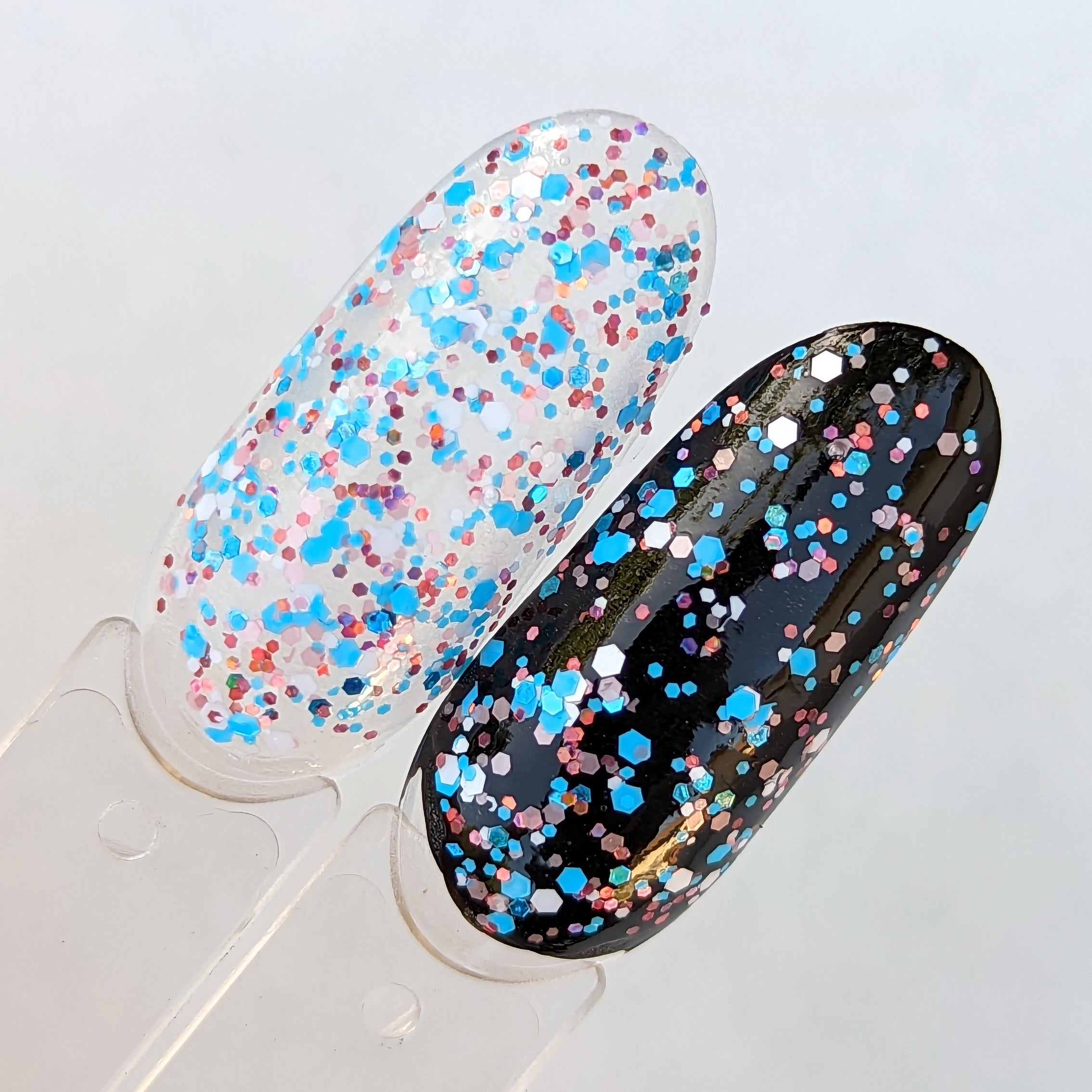 Trans Pride Glitter Topper – Pinnacle Polish